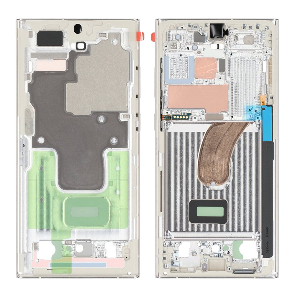 Samsung S918 Galaxy S23 Ultra Display Frame / Chassis - Cream GH96-15833B