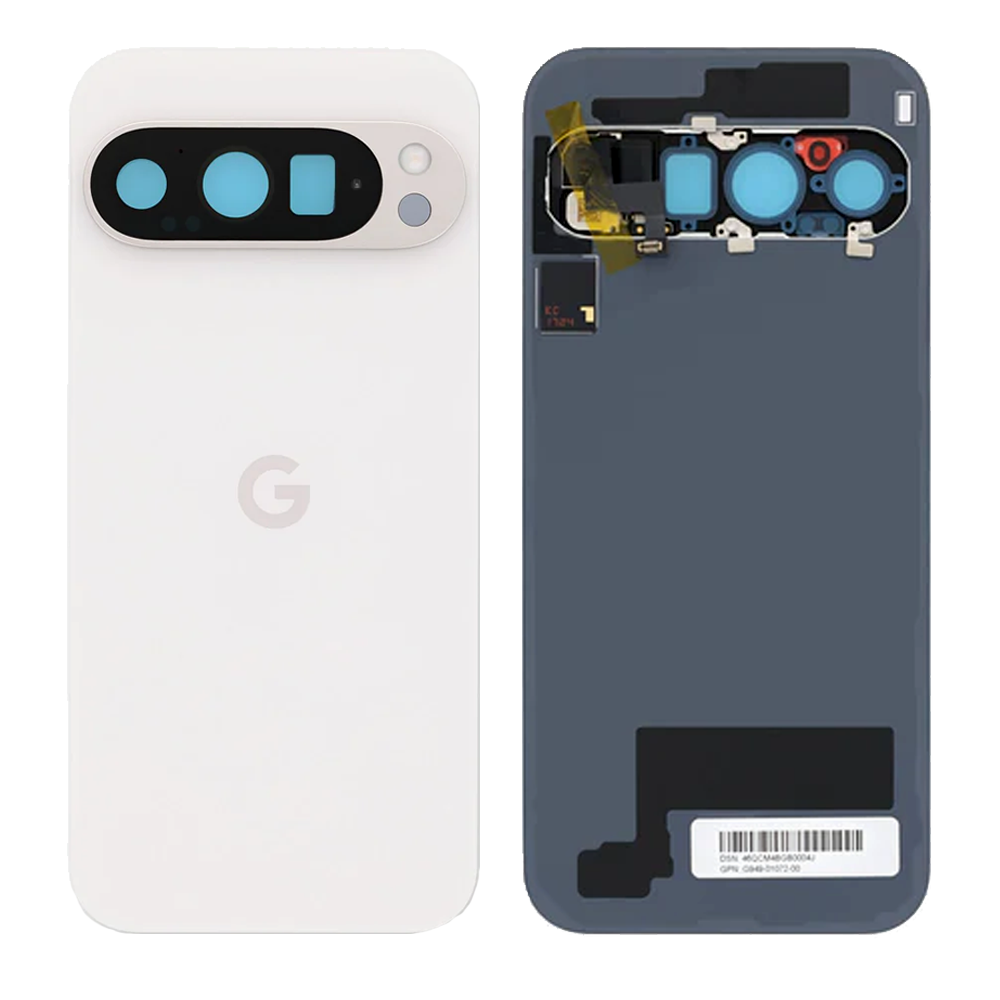 Google Pixel 9 Pro Back / Battery Cover - Porcelain / White G949-01072-00