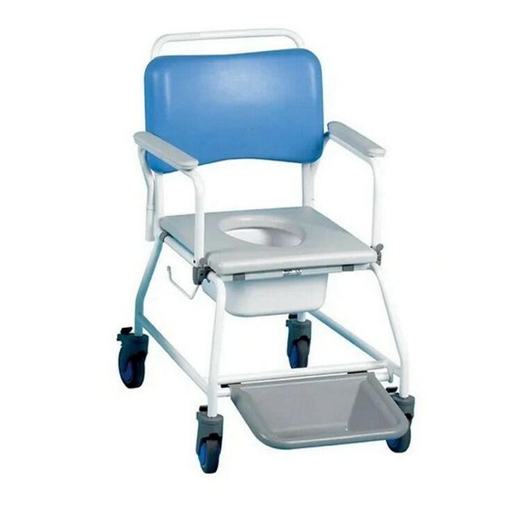Atlantic Commode Shower Chair 18" with Footrest