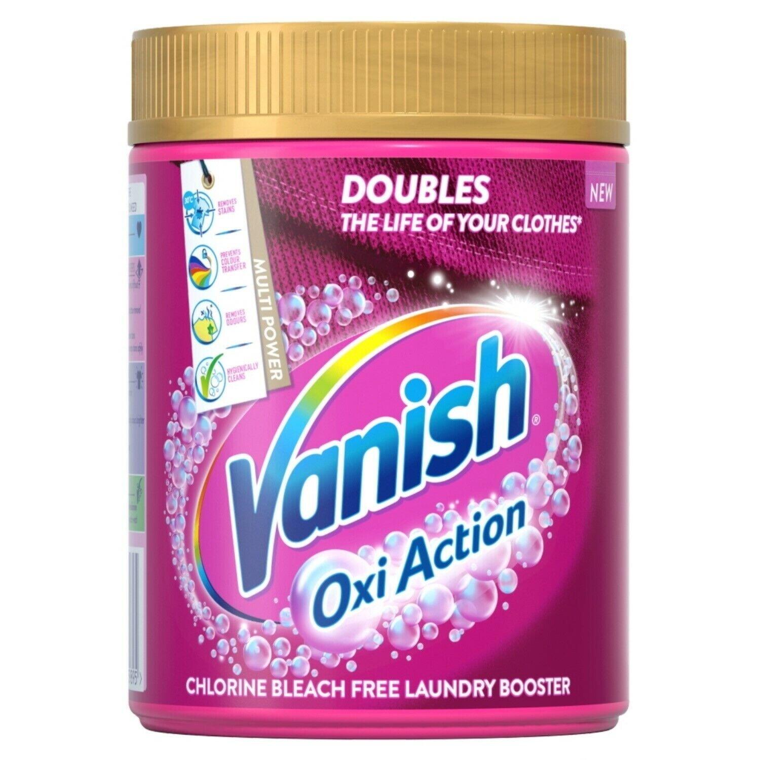 Vanish Oxi Action Gold Pink Powder for Colours 470g