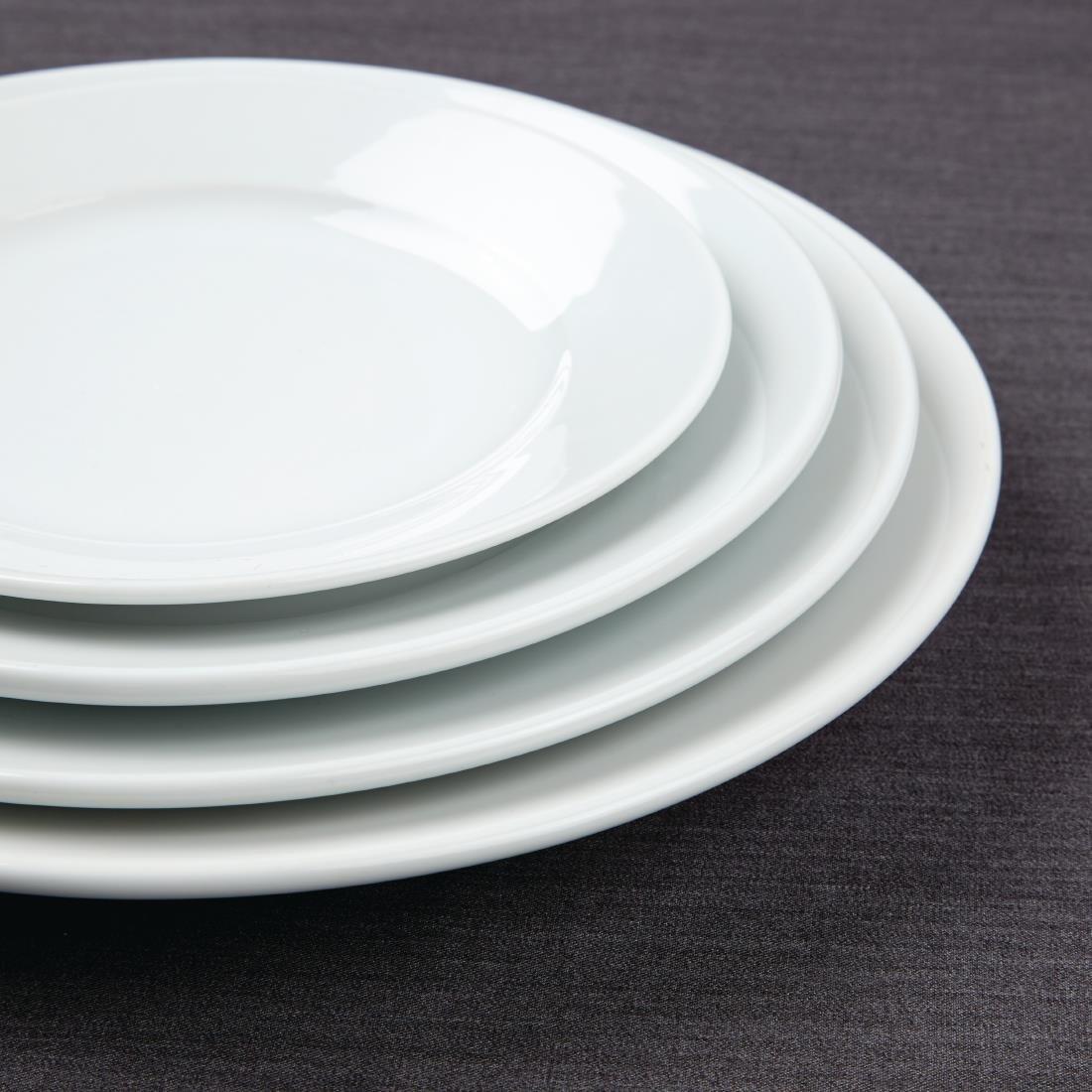 Wide Rimmed Plate (pack of 12)