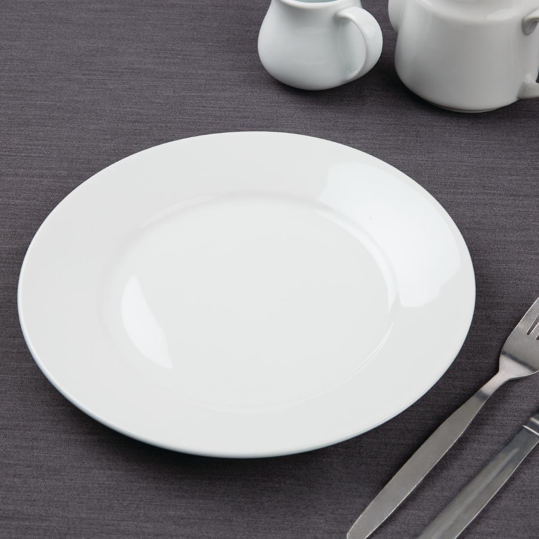 Wide Rimmed Plate (pack of 12)