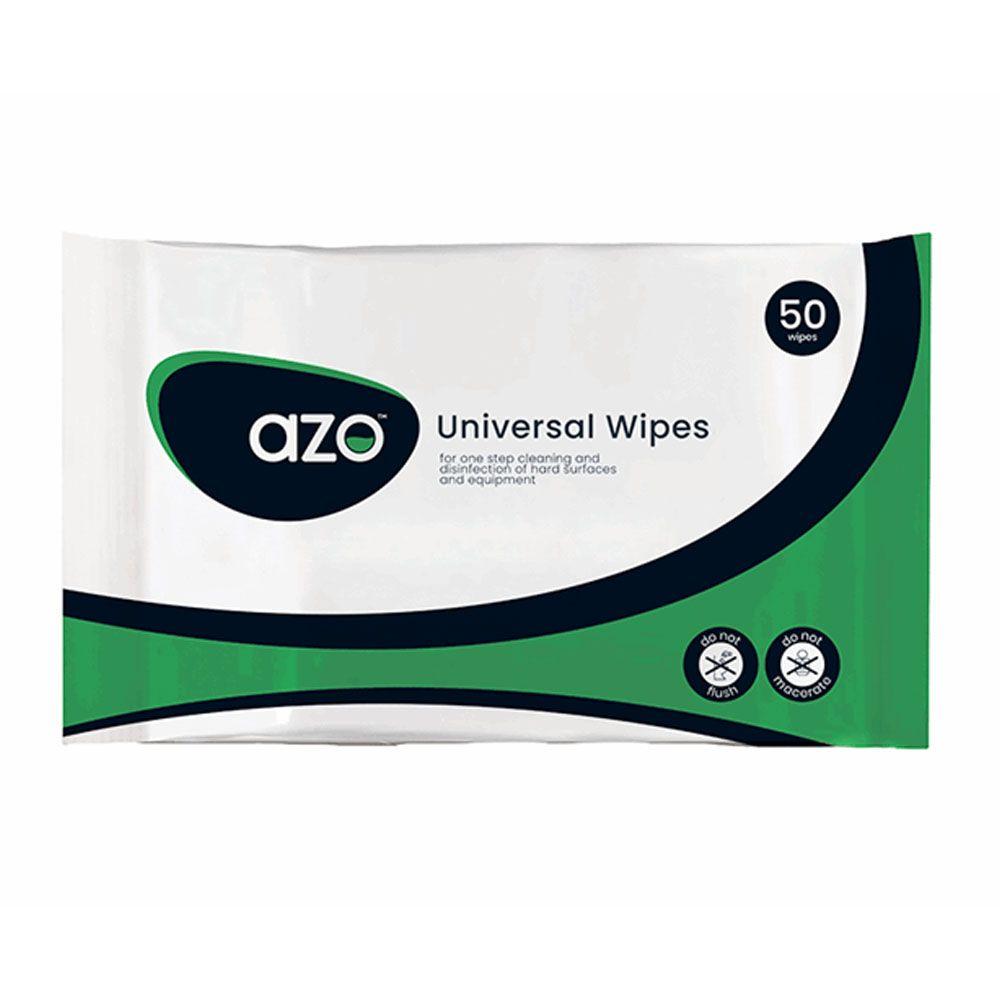 Azo Universal Disinfectant Wipes (50 wipes)