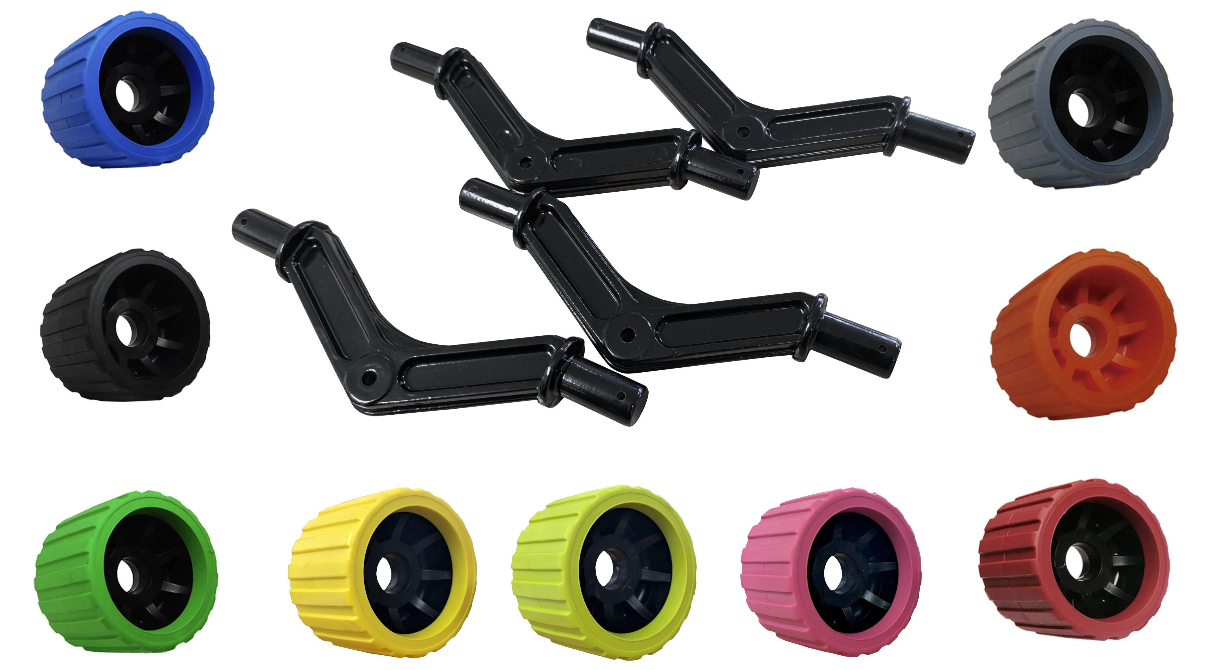 4 Aluminium Powder Coated Wing Bracket Assemblies