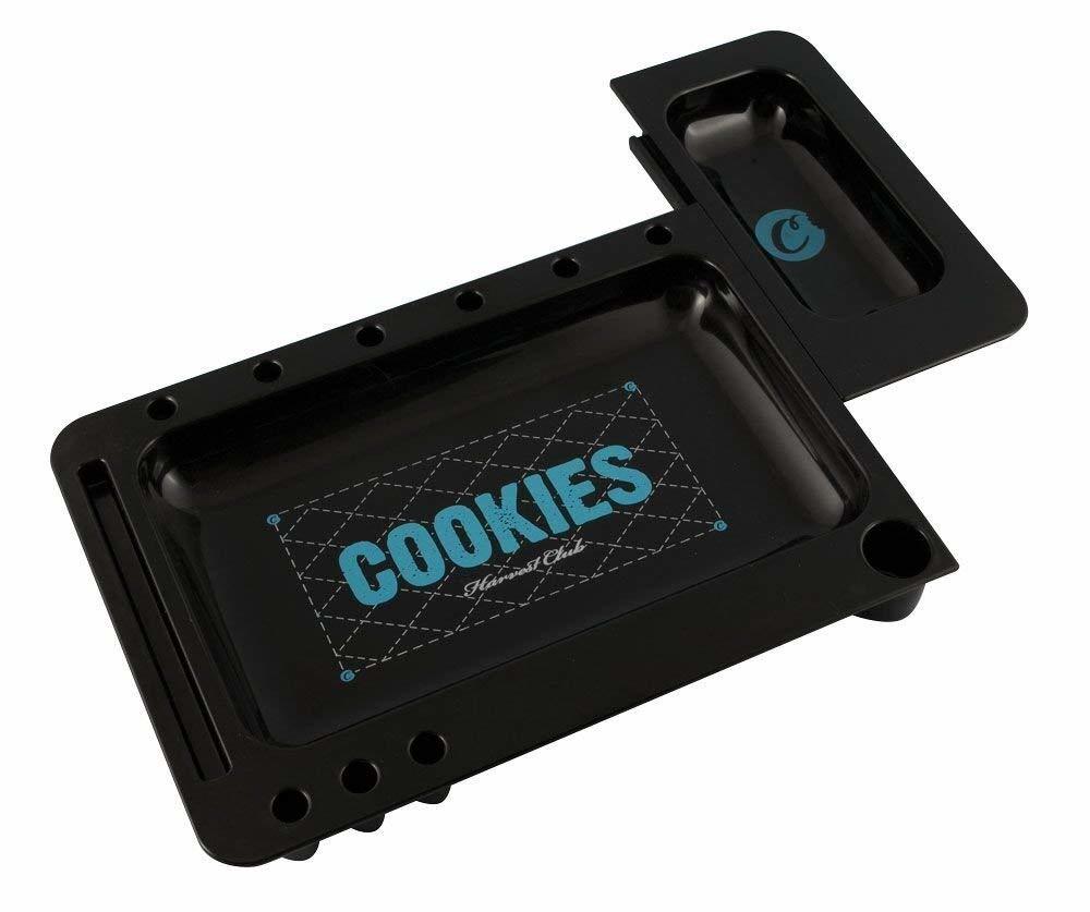 Cookies Harvest Club Black & Red Rolling Trays and Deals