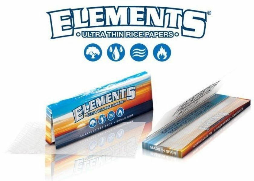 Elements Standard/Regular Single Wide Rice Rolling Papers