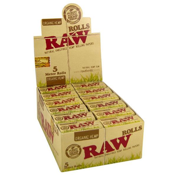 Raw Organic Natural Unrefined Rolling Paper Rolls