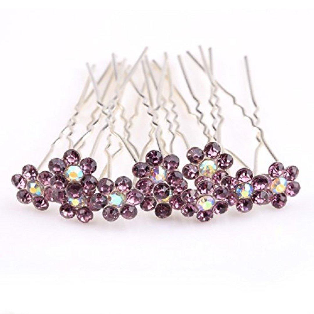 MontCherry High Quality Elegant ''Flower'' Diamante Wedding Bridal Prom ...