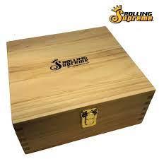 Rolling Supreme Large Storage Wooden Rolling Box