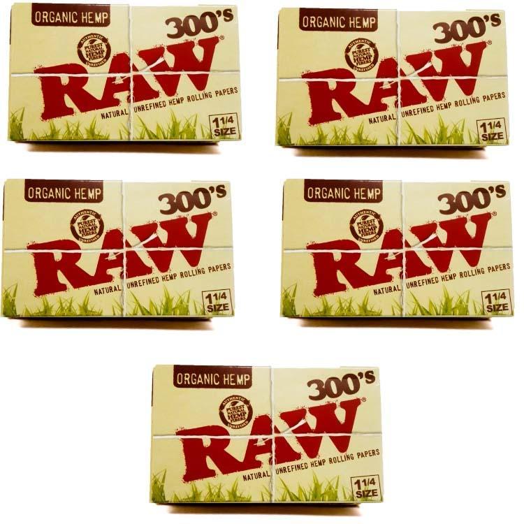 Raw Classic/Organic 300's Leaves Pack 1-1/4 Size