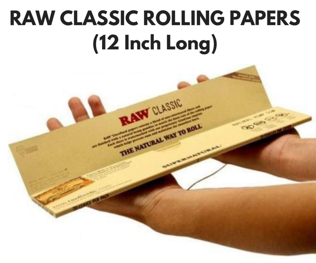 Raw Classic Supernatural 12 inch Natural Unrefined Rolling Paper