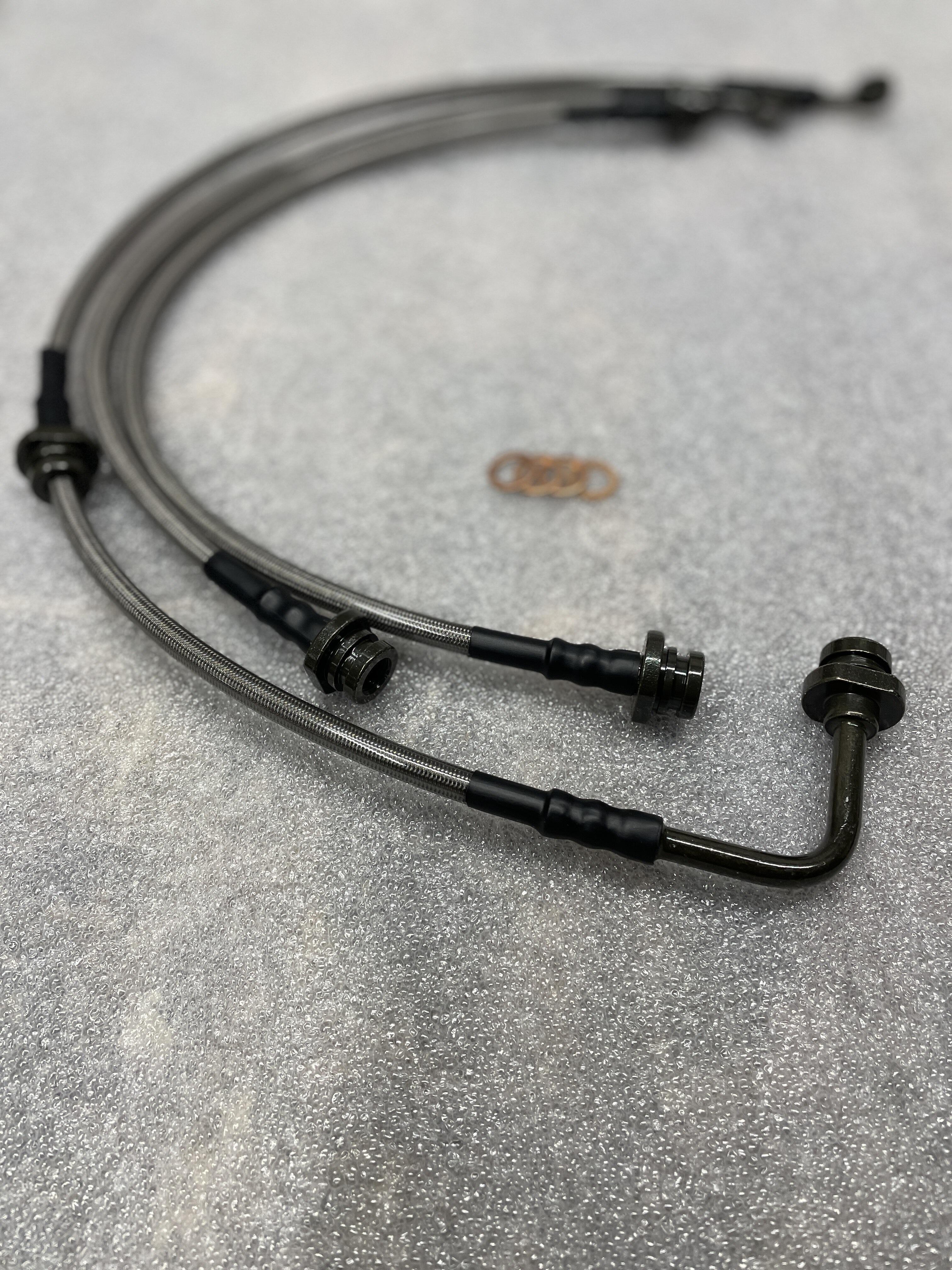 JIMNY EXTENDED BRAKE LINES FLEXI FLEXIS FRONT AND REAR 2" - 3" LIFT