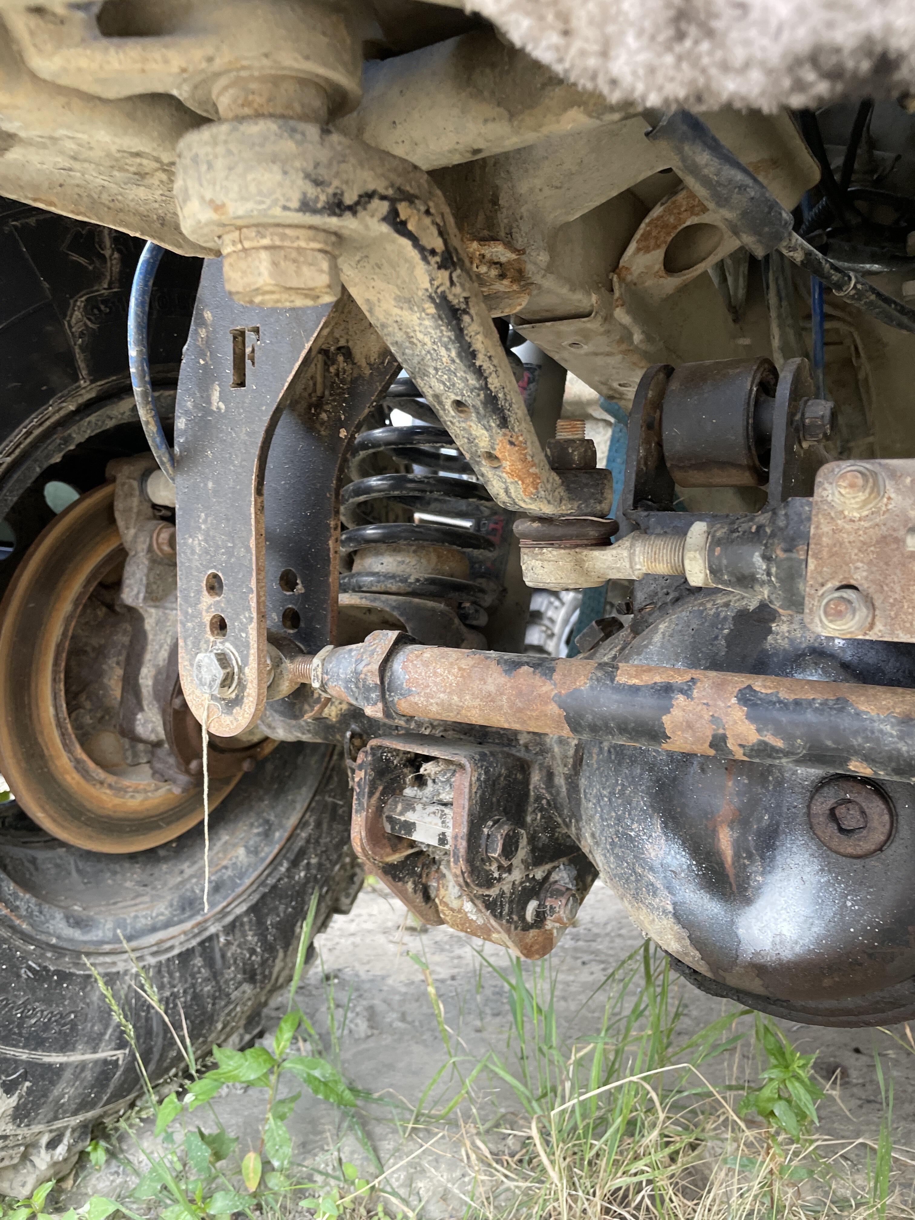 JIMNY 3 LINK SUSPENSION KIT CUSTOM RADIUS ARMS AND MOUNTS, DAMPER ...