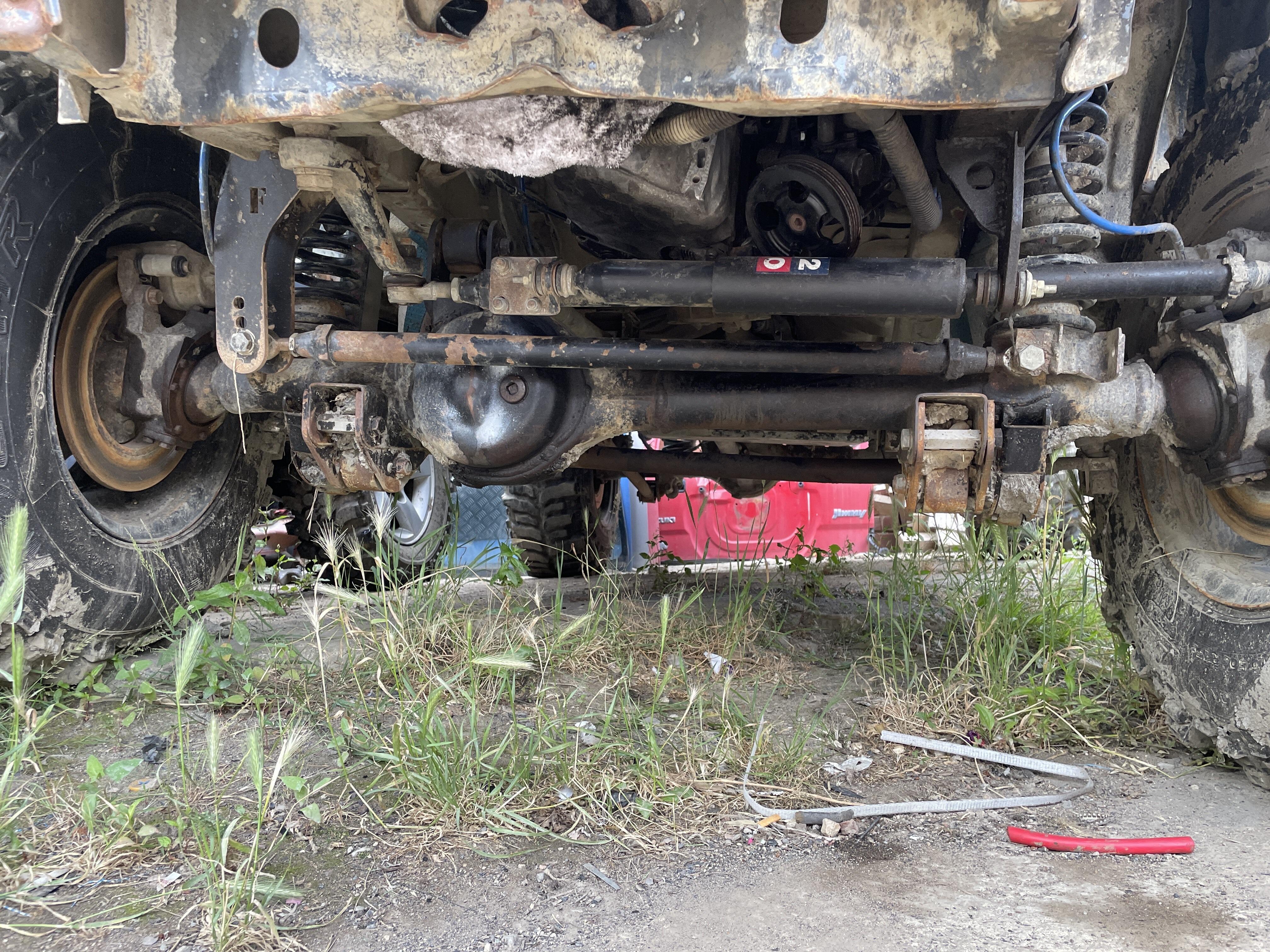 JIMNY 3 LINK SUSPENSION KIT CUSTOM RADIUS ARMS AND MOUNTS, DAMPER ...