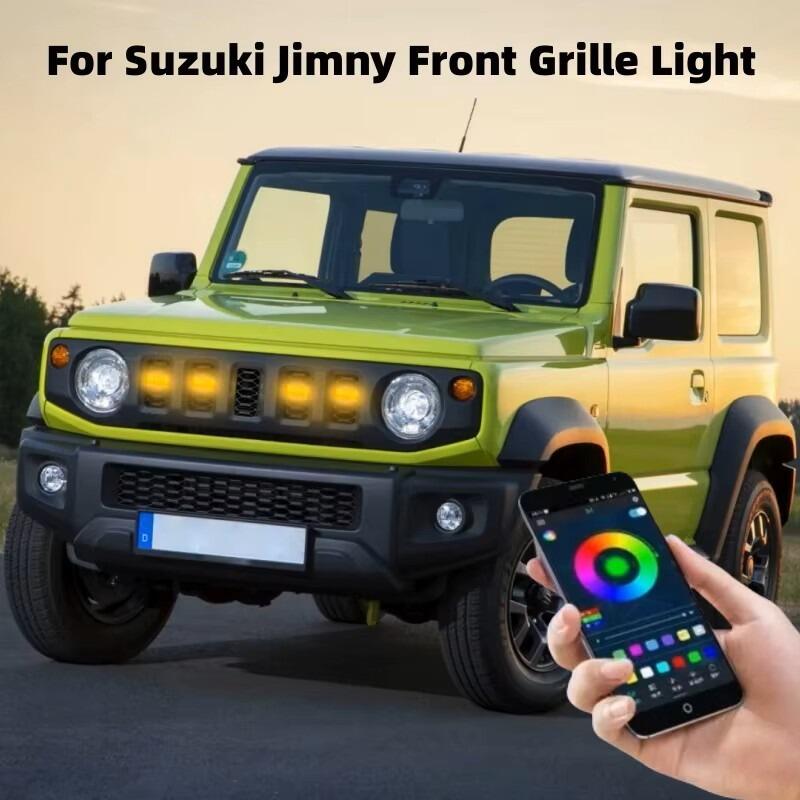SUZUKI JIMNY 18 on grill led lights