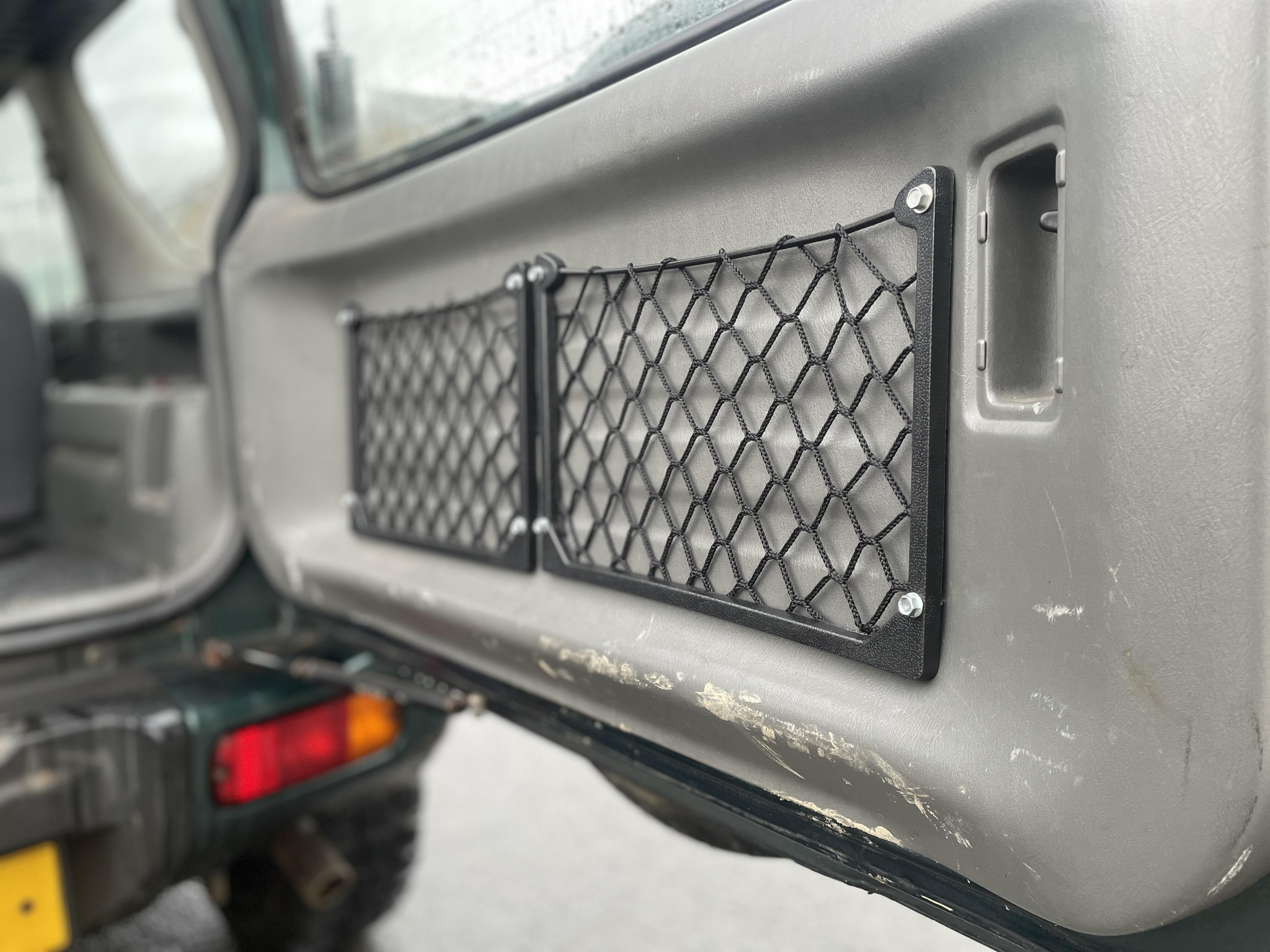 SUZUKI JIMNY 98-18 BOOT BACK DOOR STORAGE NETS COMPARTMENTS