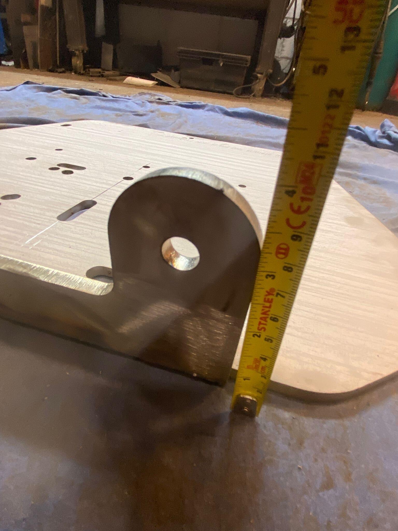 TRAILER TRANSPORTER TRAILER WINCH MOUNTING BRACKET MOUNT