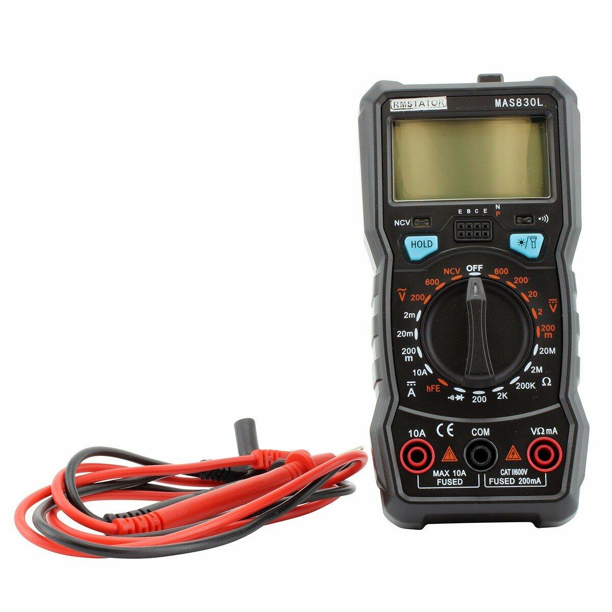 Digital Multimeter DC / AC Voltage Resistance Diode Transistor ...