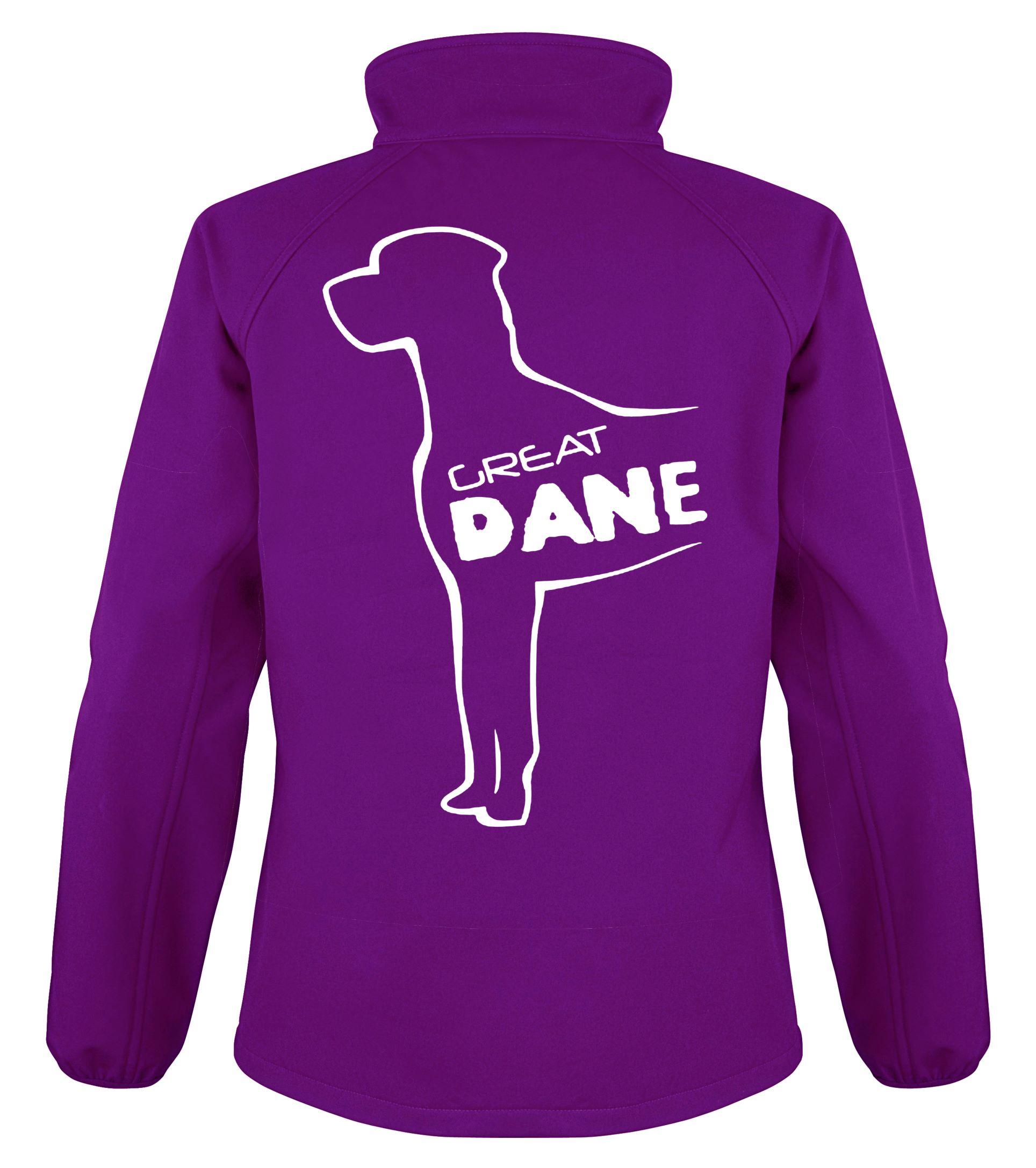 Softshell Jacket with Exclusive Dogeria Great Dane Dog Breed Design