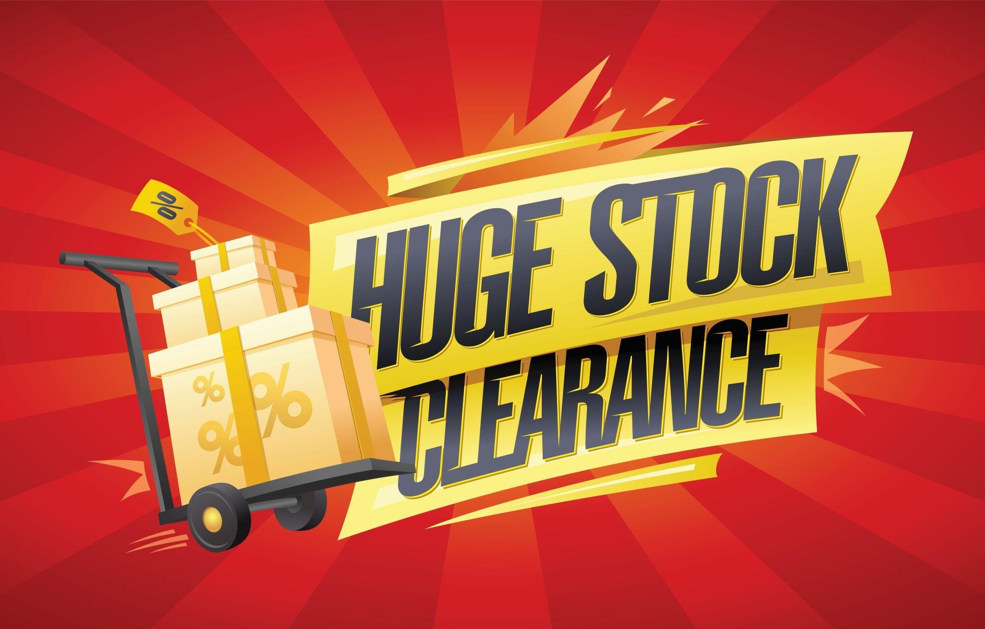Warehouse Clearance Sale