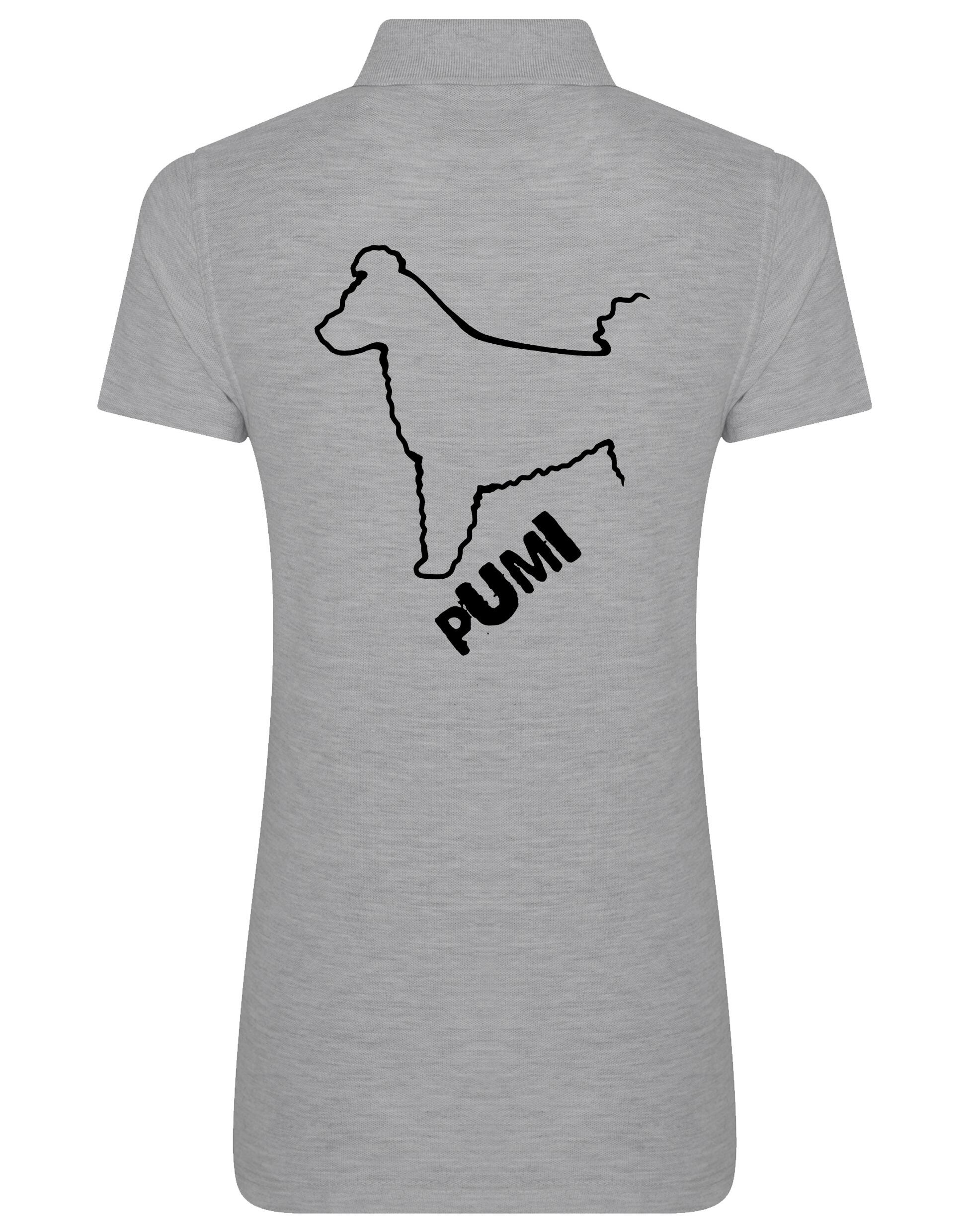 Pumi (Hungarian) Female Cotton Polo
