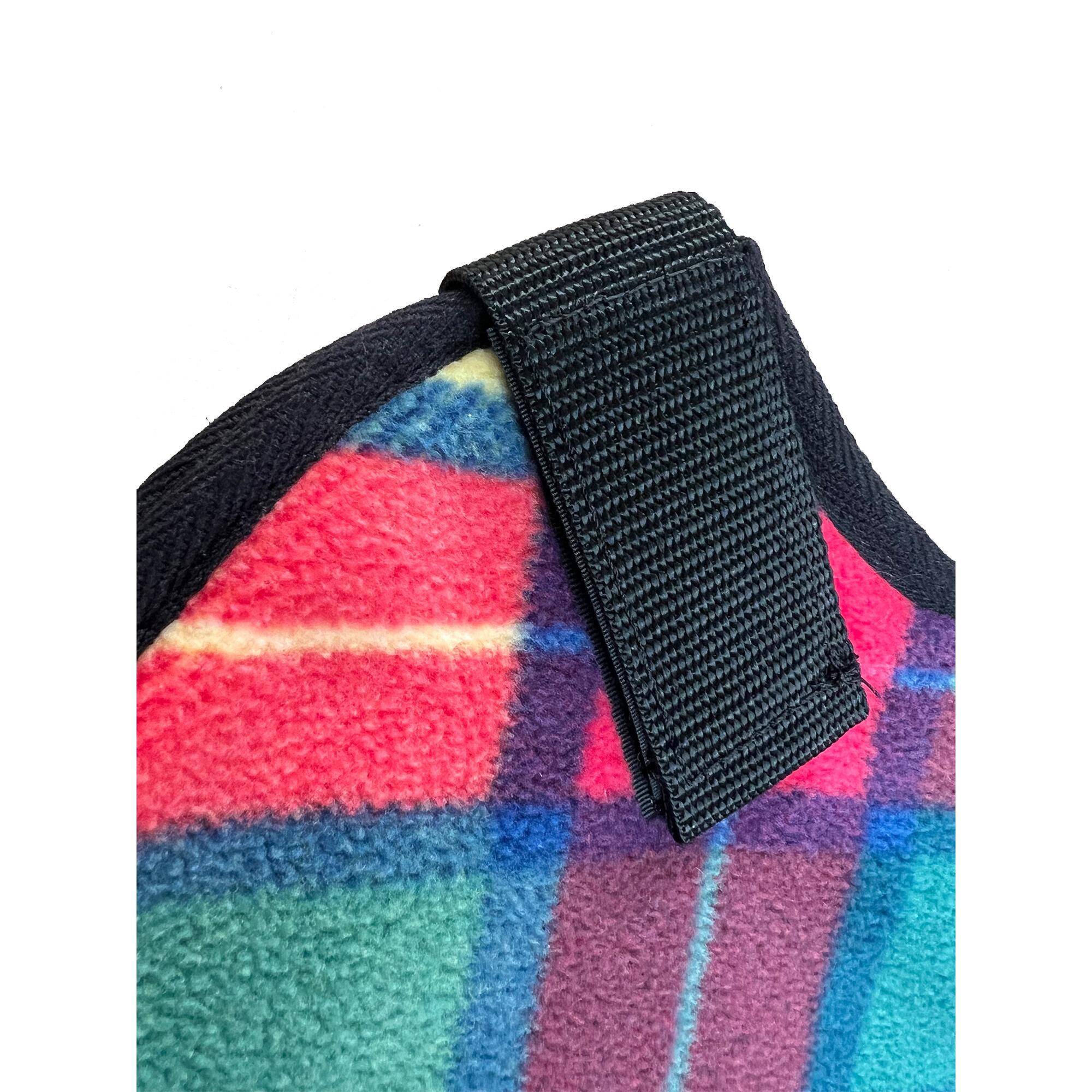 Multi Check Double Fleece Dog Coats