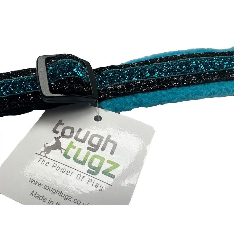 Sapphire Blue Sparkly Fleece Collar
