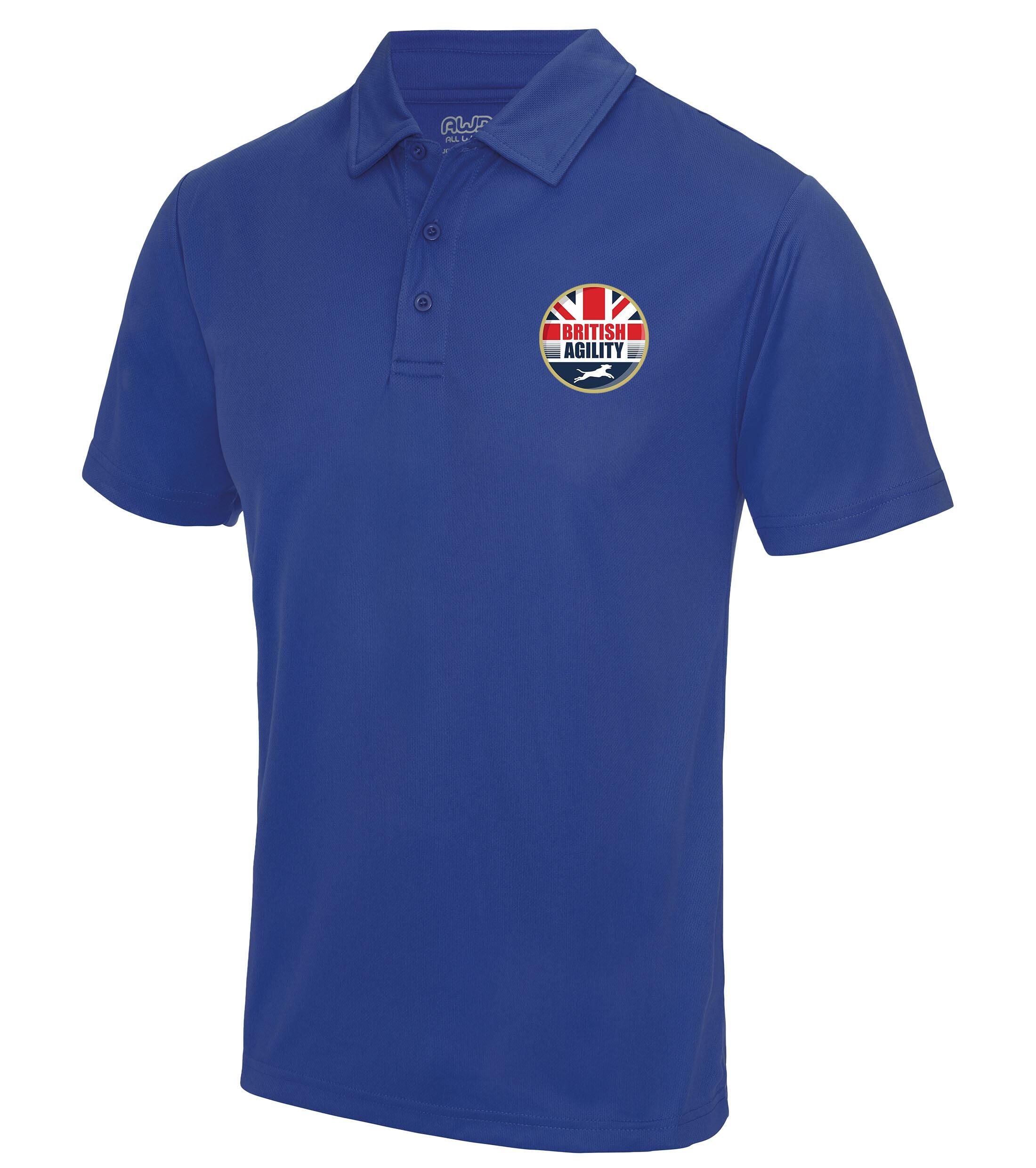 British Agility 2023 Cool Polo Royal Blue