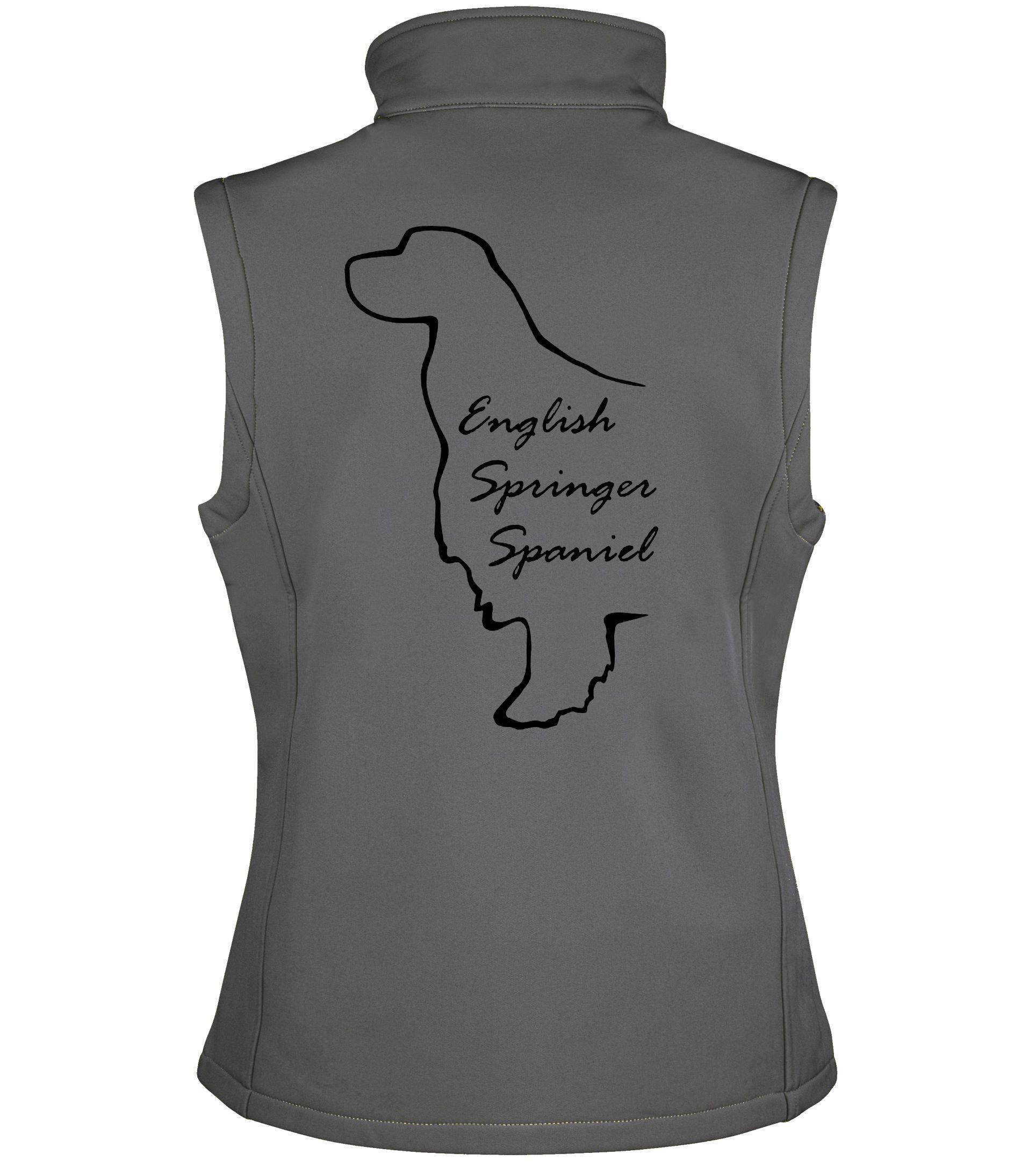 Softshell Adult Bodywarmer Gilet with Exclusive English Springer ...