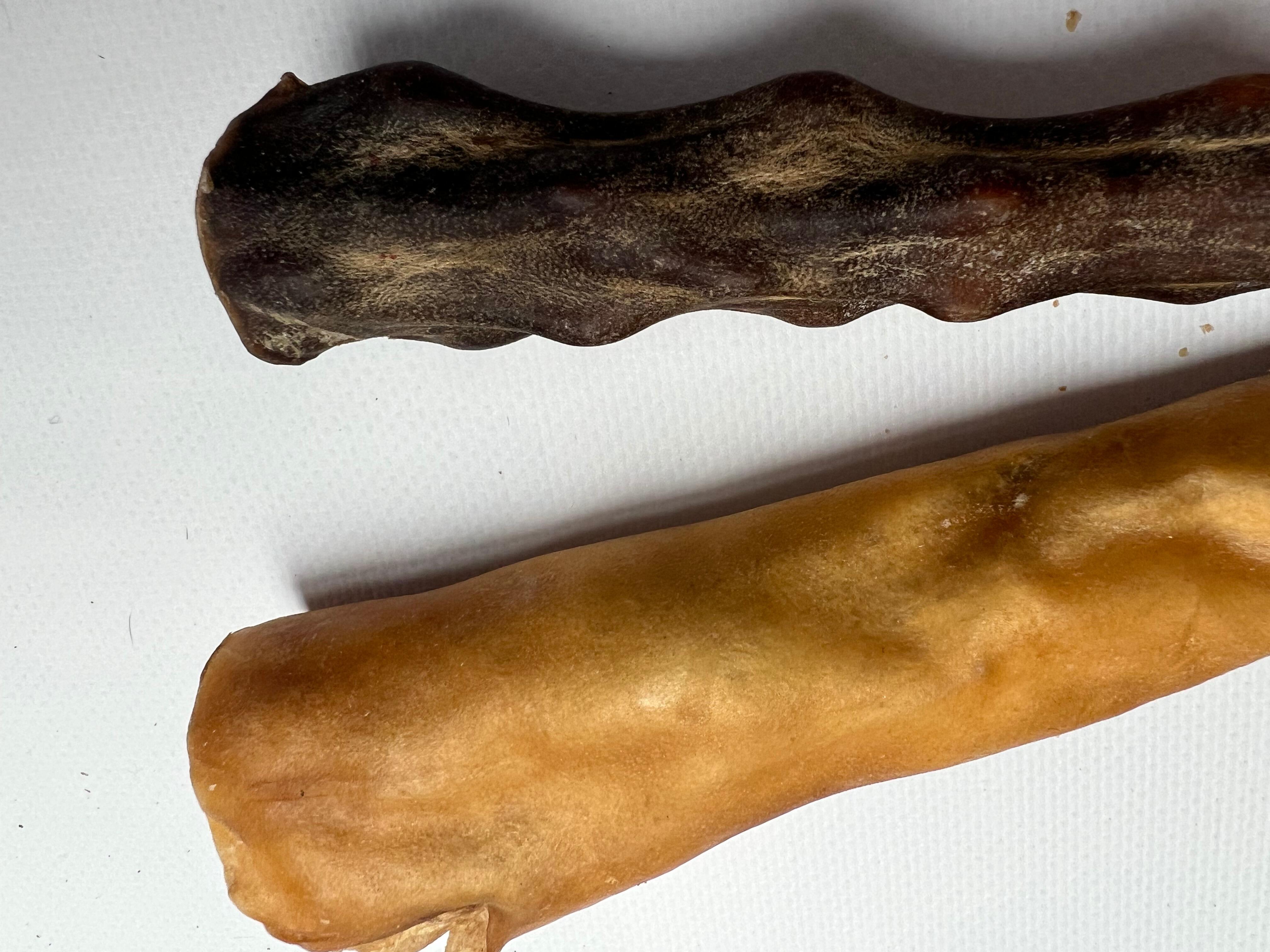 Natural 100% Whole Dried Buffalo Tails Pack of 2