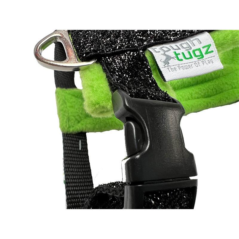 Green Sparkly Fleece Harness