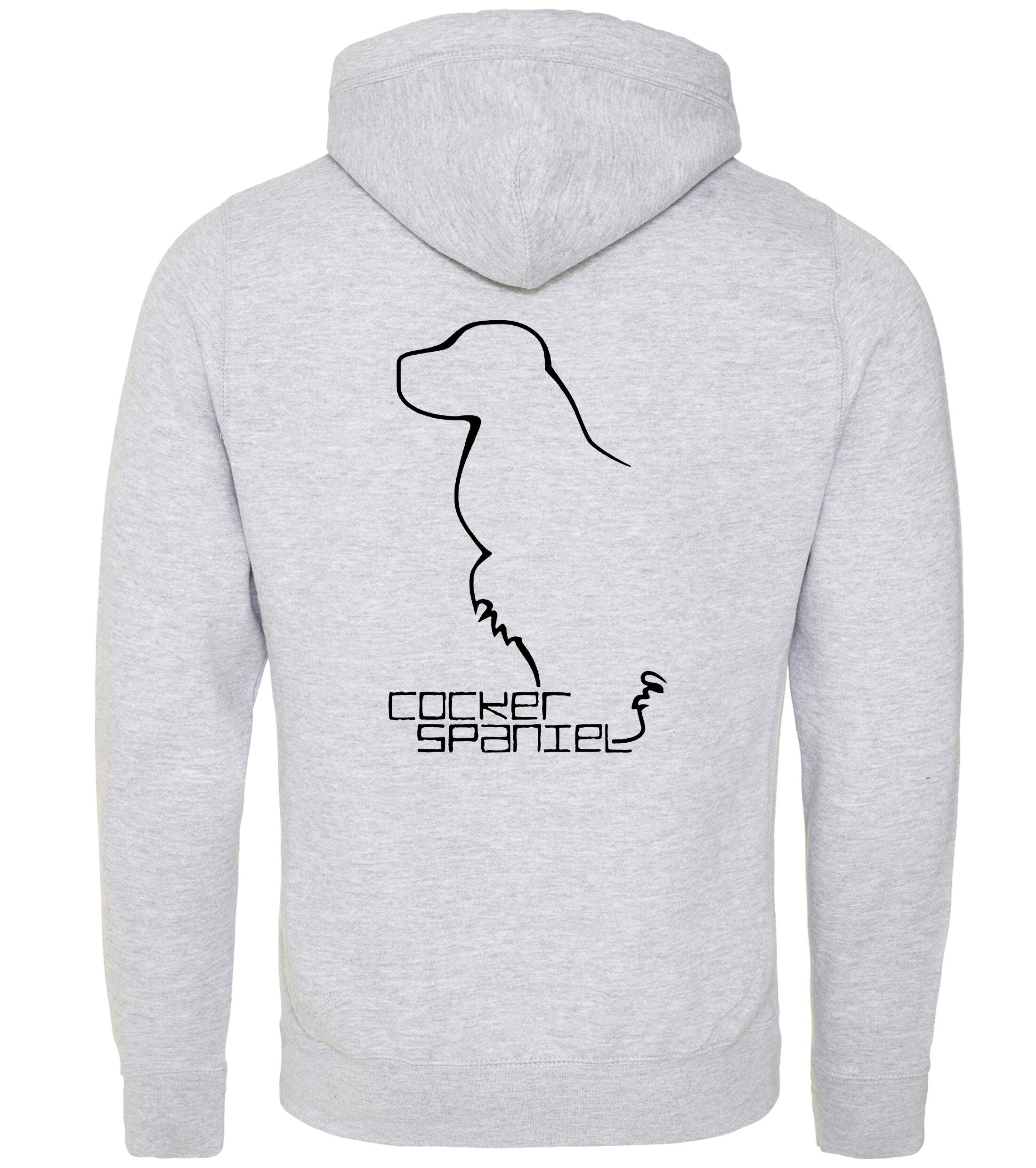 Cocker Spaniel Unisex Crossneck Hoodie