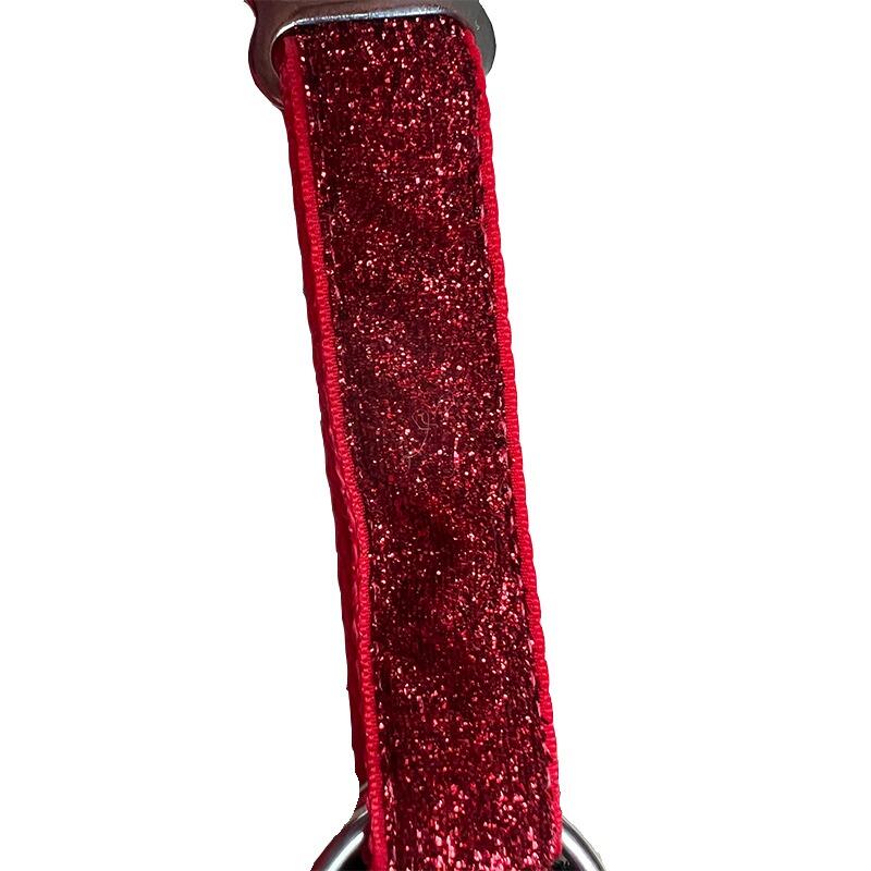 Red Double Sparkle Slip Collar