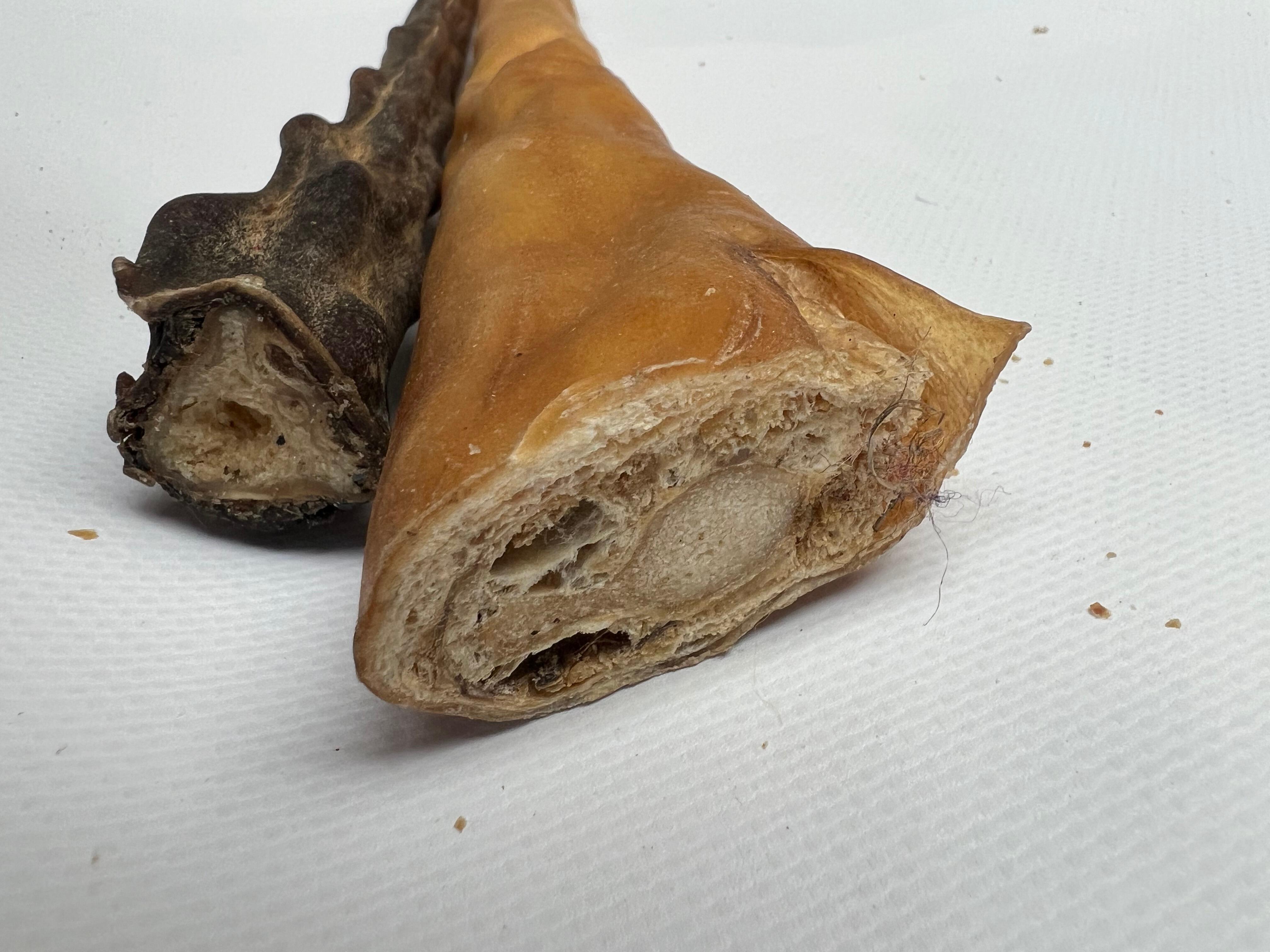 Natural 100% Whole Dried Buffalo Tails Pack of 2