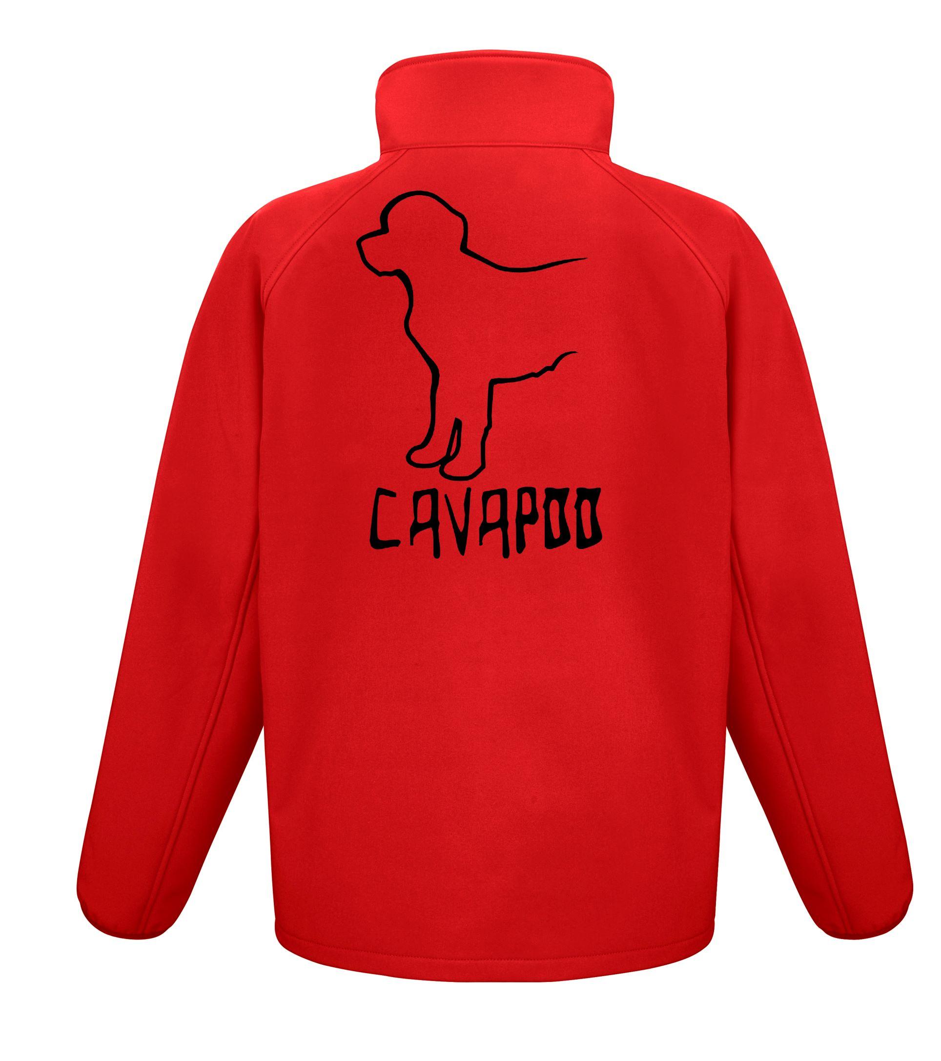 Softshell Jacket with Exclusive Dogeria Cavapoo Dog Breed Design