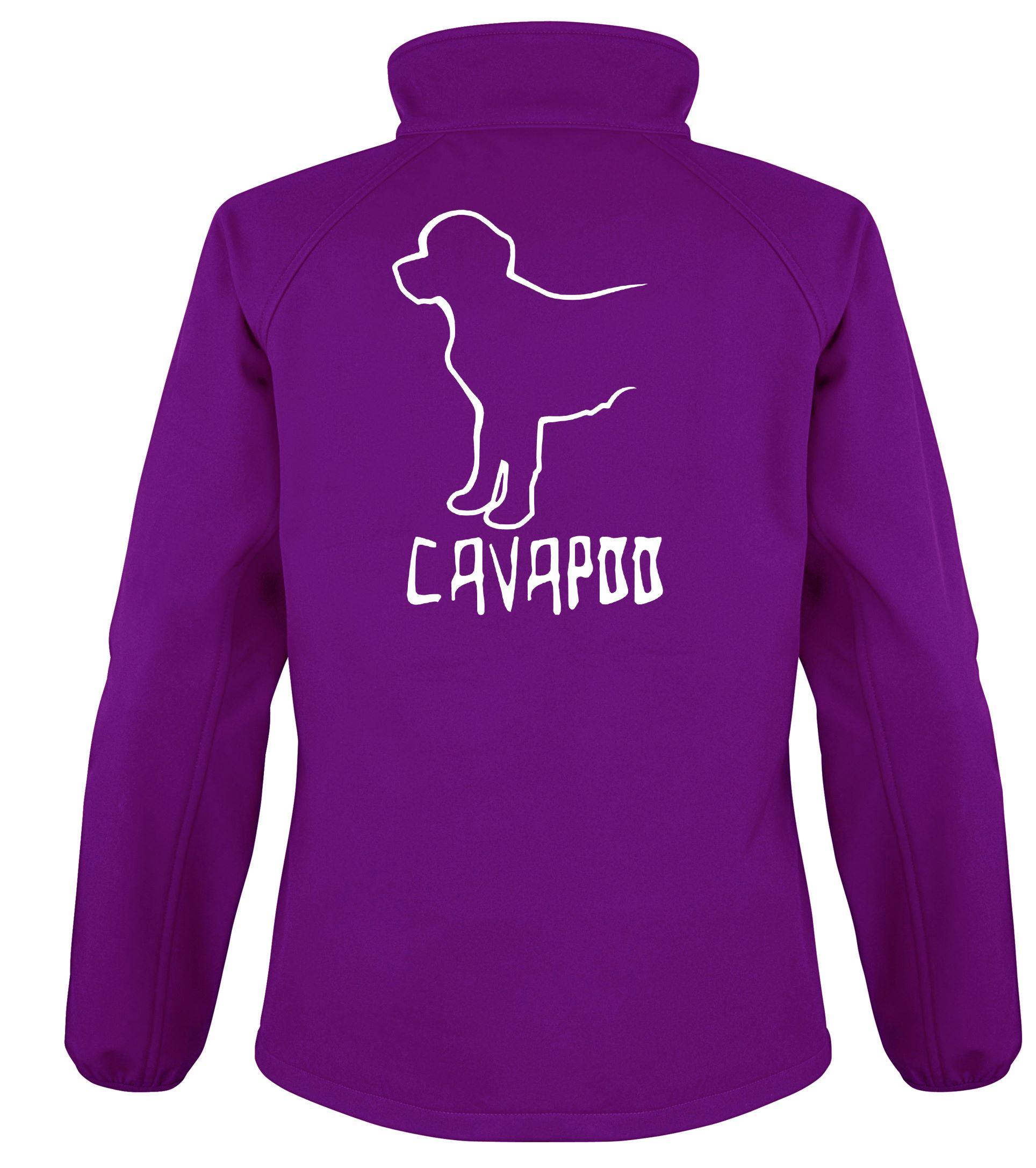 Softshell Jacket with Exclusive Dogeria Cavapoo Dog Breed Design