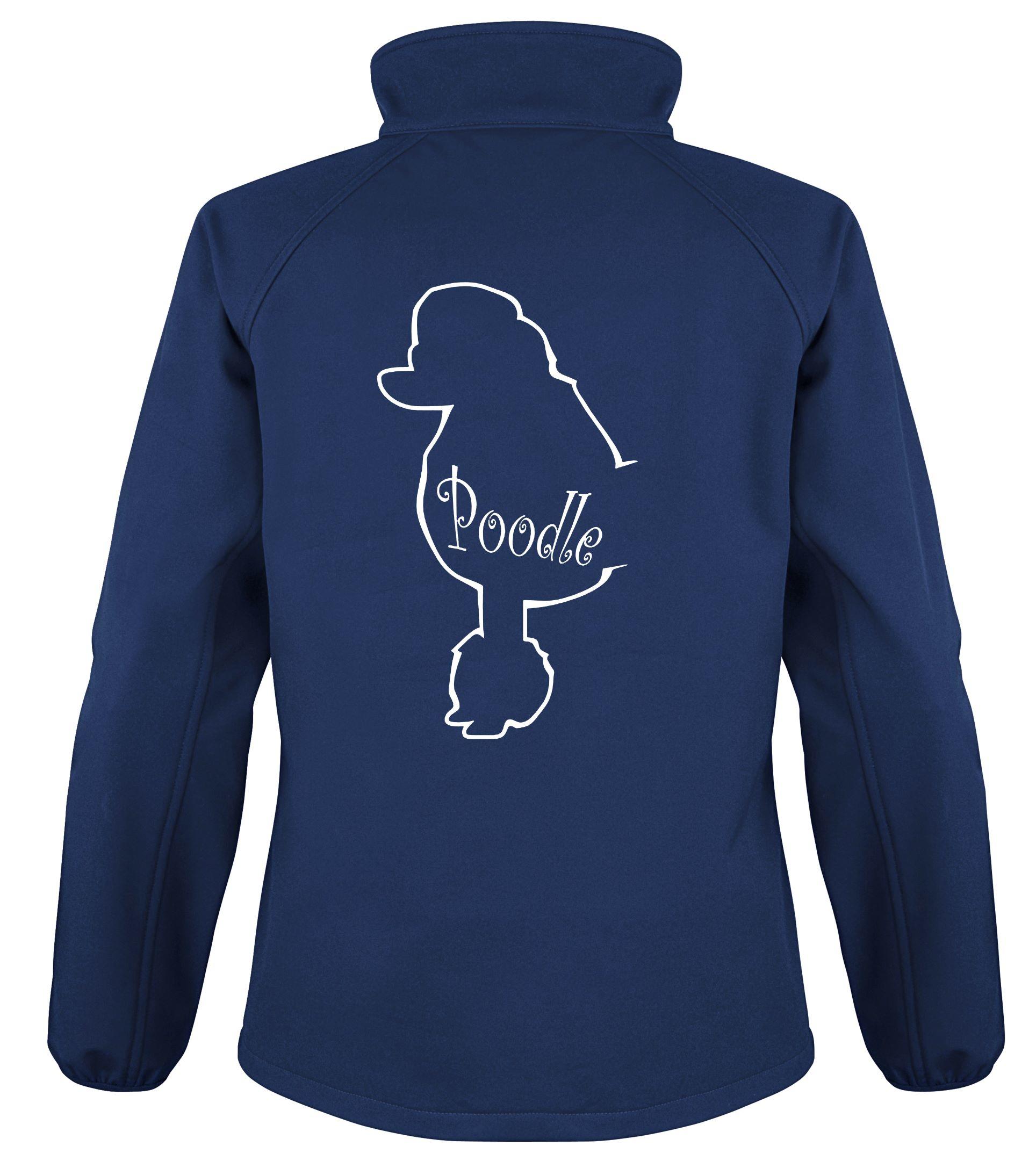 Softshell Jacket with Exclusive Dogeria Poodle Dog Breed Design