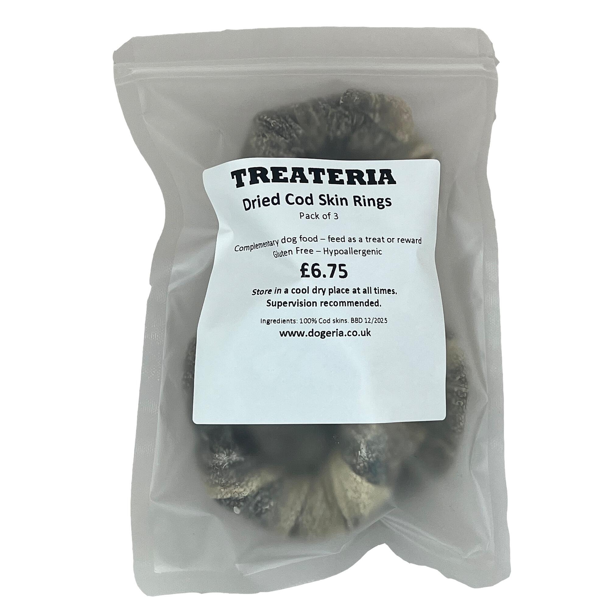 Dried Cod Skin Rings