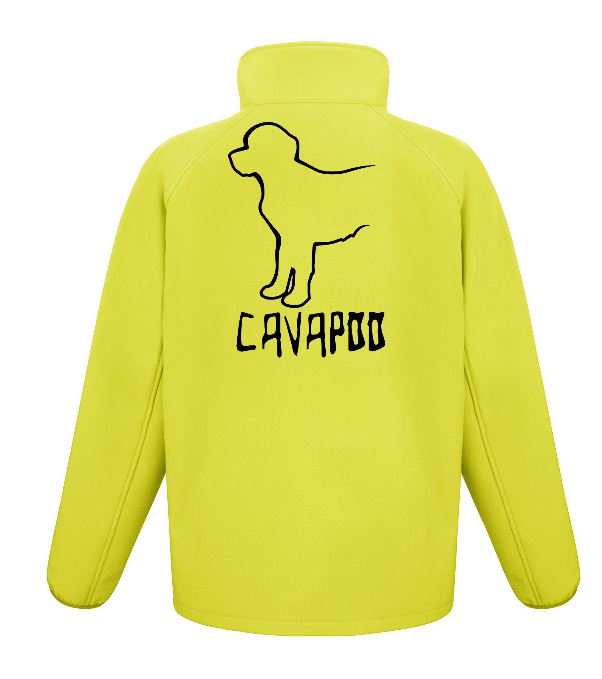 Softshell Jacket with Exclusive Dogeria Cavapoo Dog Breed Design