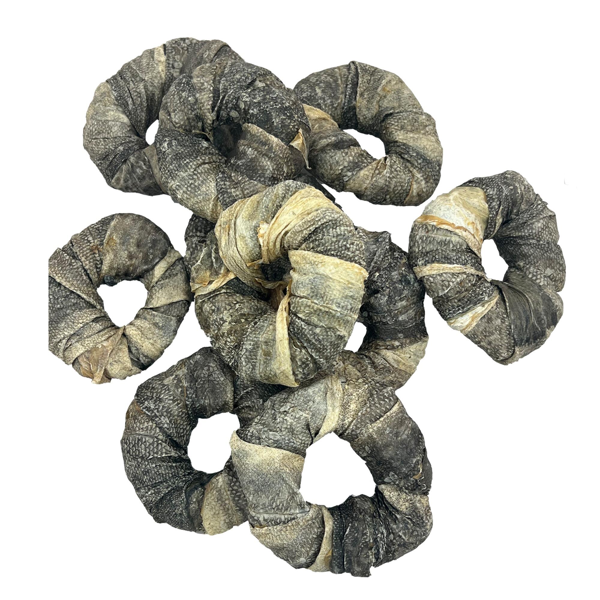 Dried Cod Skin Rings