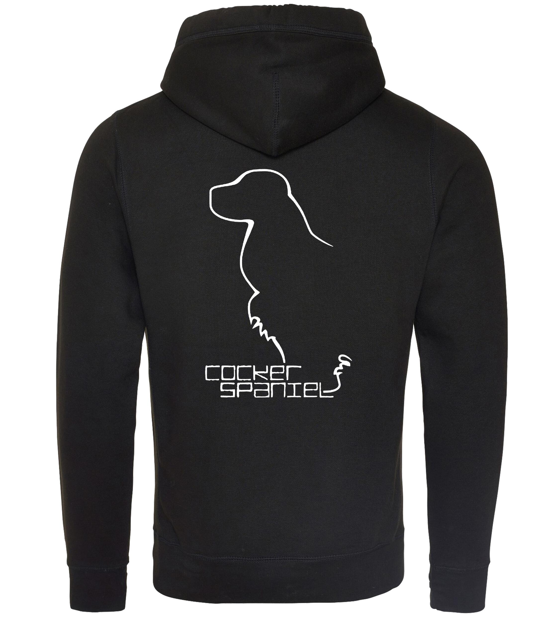 Cocker Spaniel Unisex Crossneck Hoodie