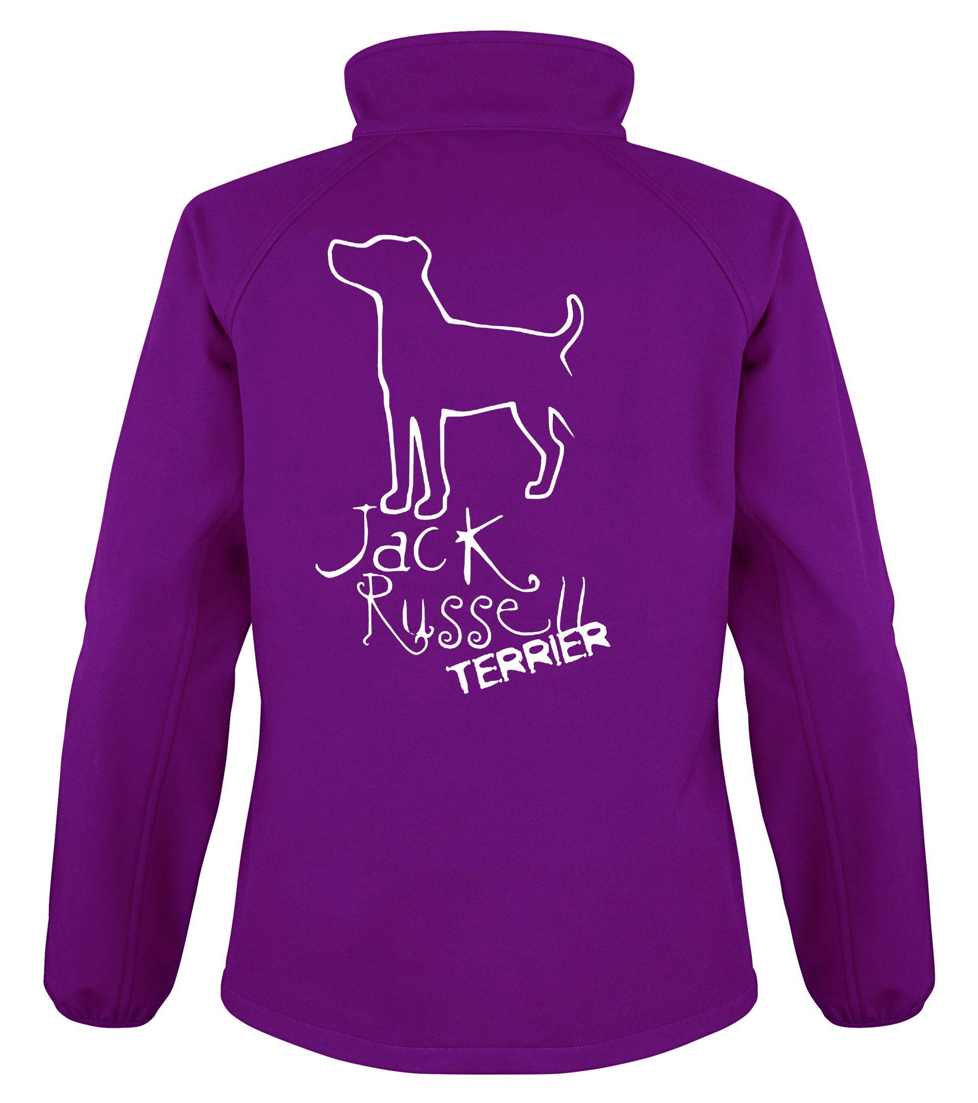 Softshell Jacket with Exclusive Dogeria Jack Russell Terrier Dog Breed ...
