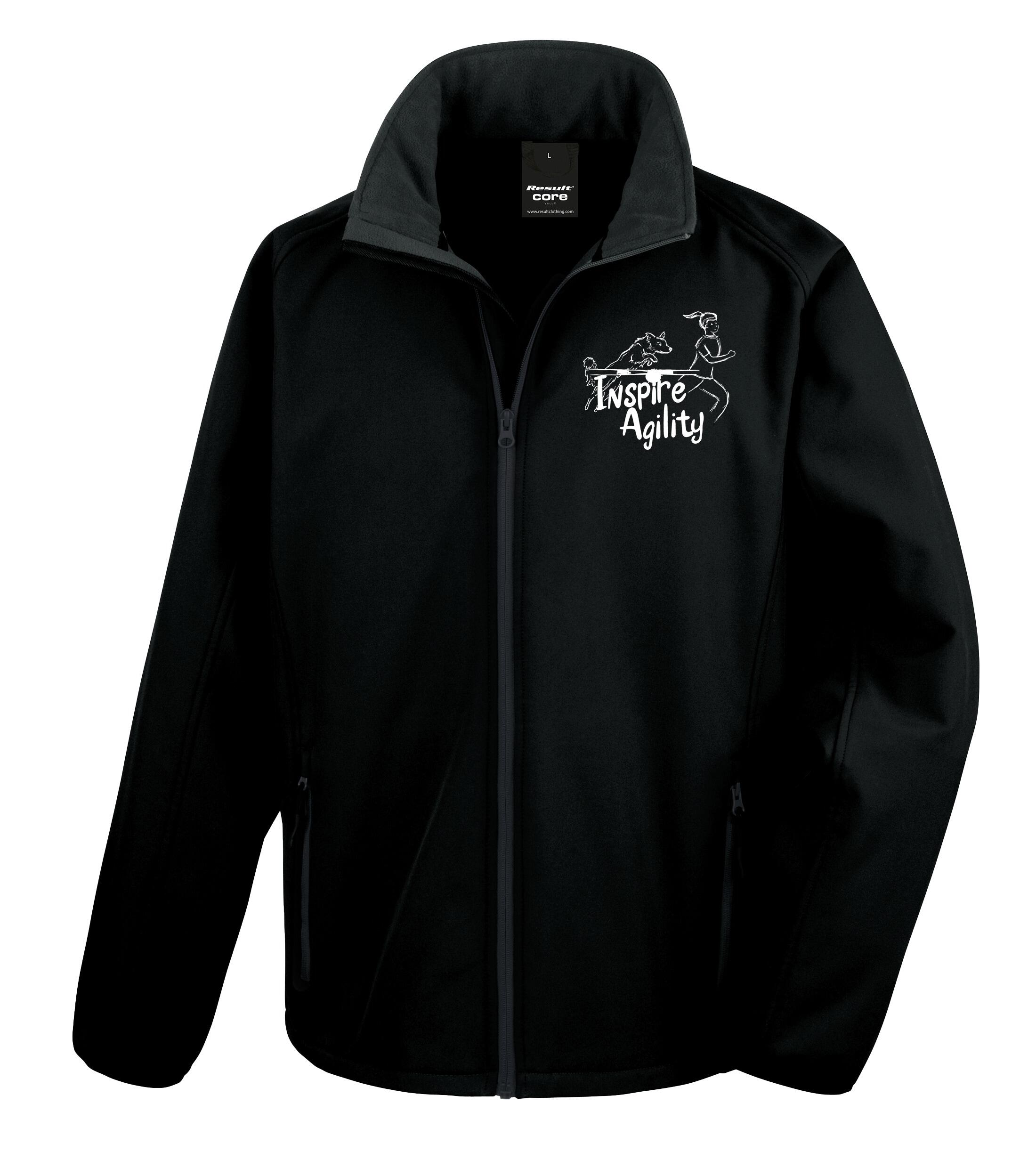 Inspire Agility 2023 Soft Shell Jacket Black