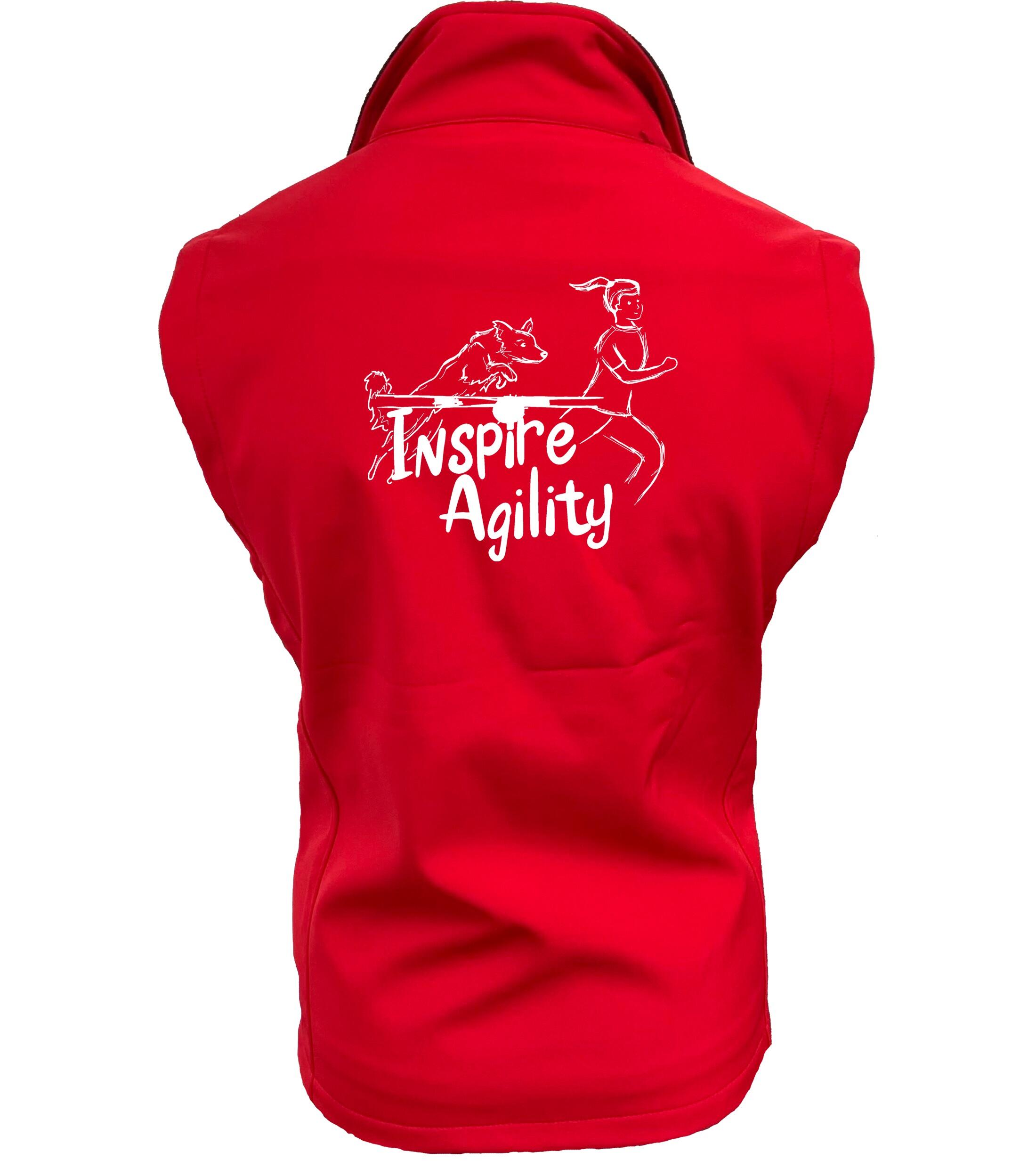 Inspire Agility 2023 Soft Shell Jacket Red