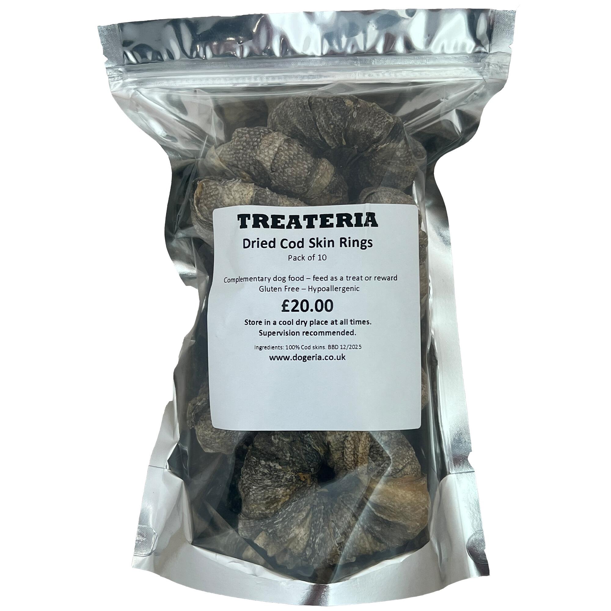 Dried Cod Skin Rings