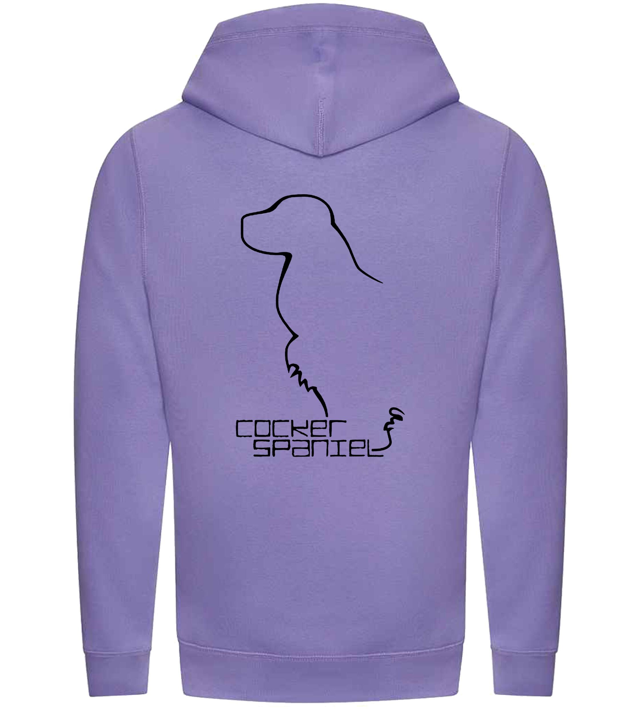 Cocker Spaniel Unisex Crossneck Hoodie
