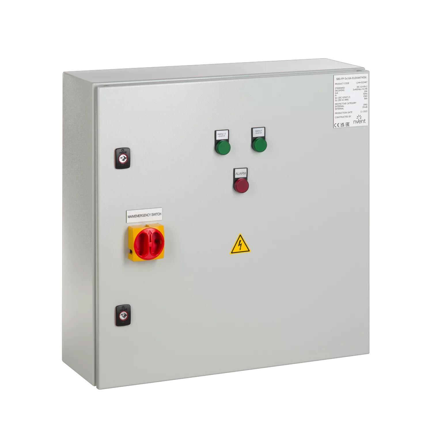 Raychem SBS-SDMI ice and snow melting system heat tracing panel with Modbus