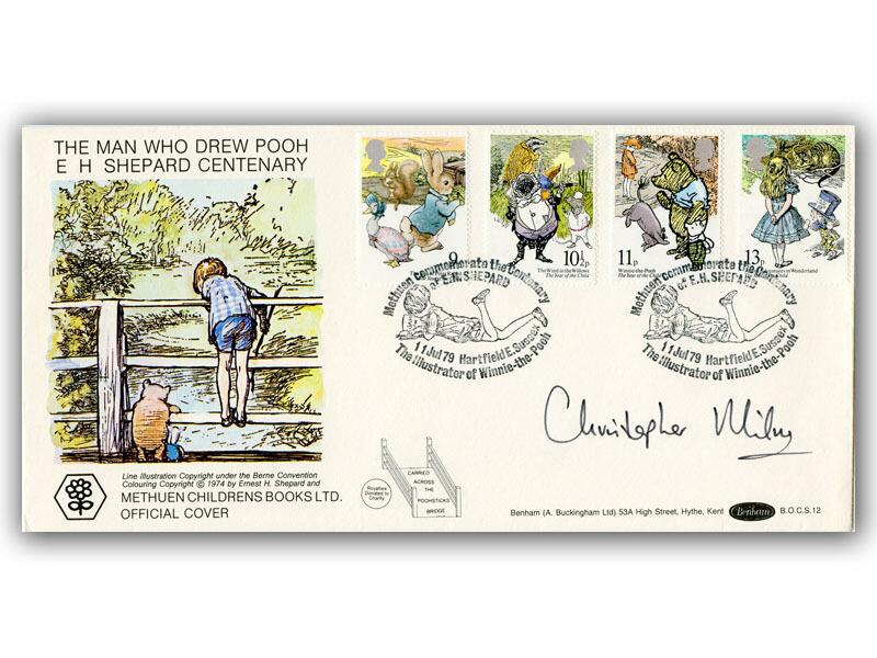 Christopher Milne signed 1979 Year of the Child cover