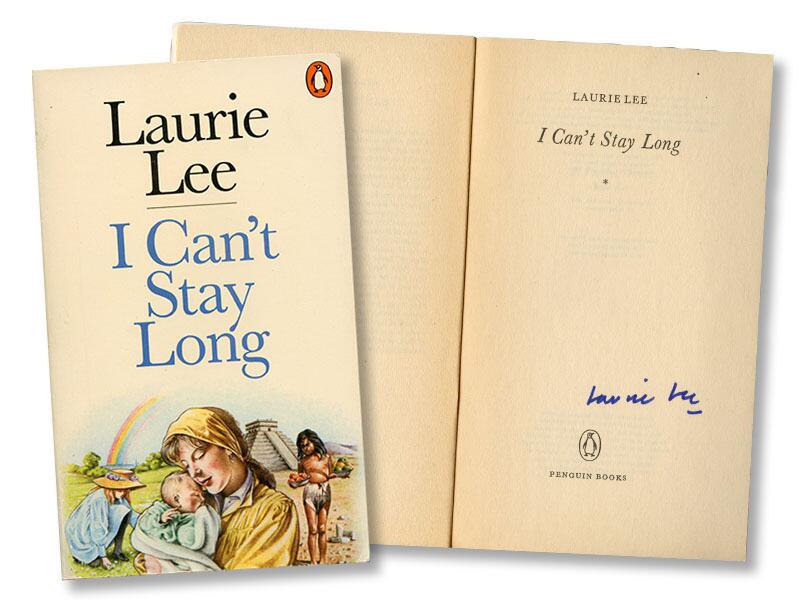 Laurie Lee signed book