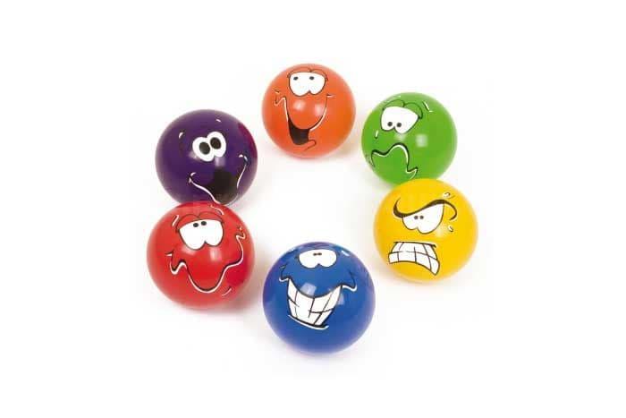 Funny Face Balls 6 Pack